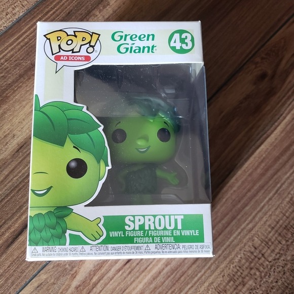 Funko | Toys | Funko Pop Green Giant Sprout Ad Icons Vinyl Figure 43 ...